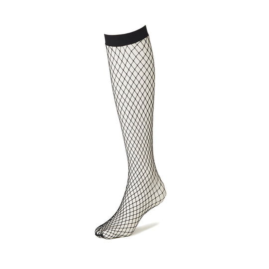 Women's Large-Mesh Fishnet Knee High Socks – Tabio USA