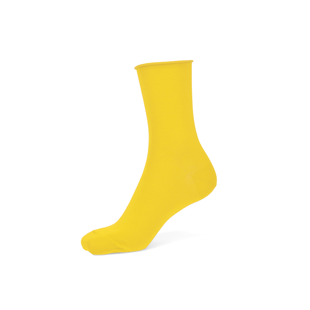 Women's Premium Silky Cotton Plain Crew Socks – Tabio USA